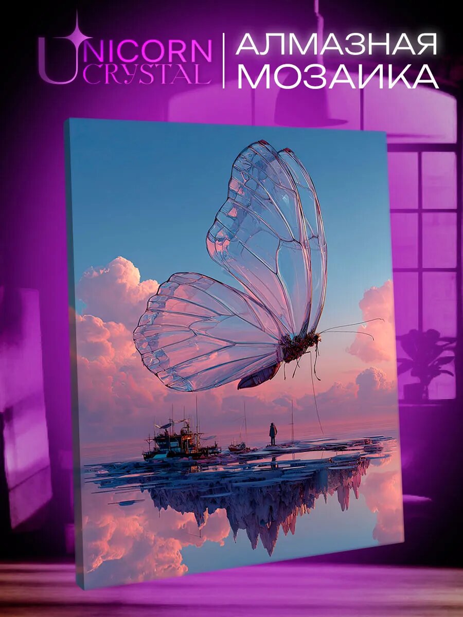 Алмазная мозаика Бабочка