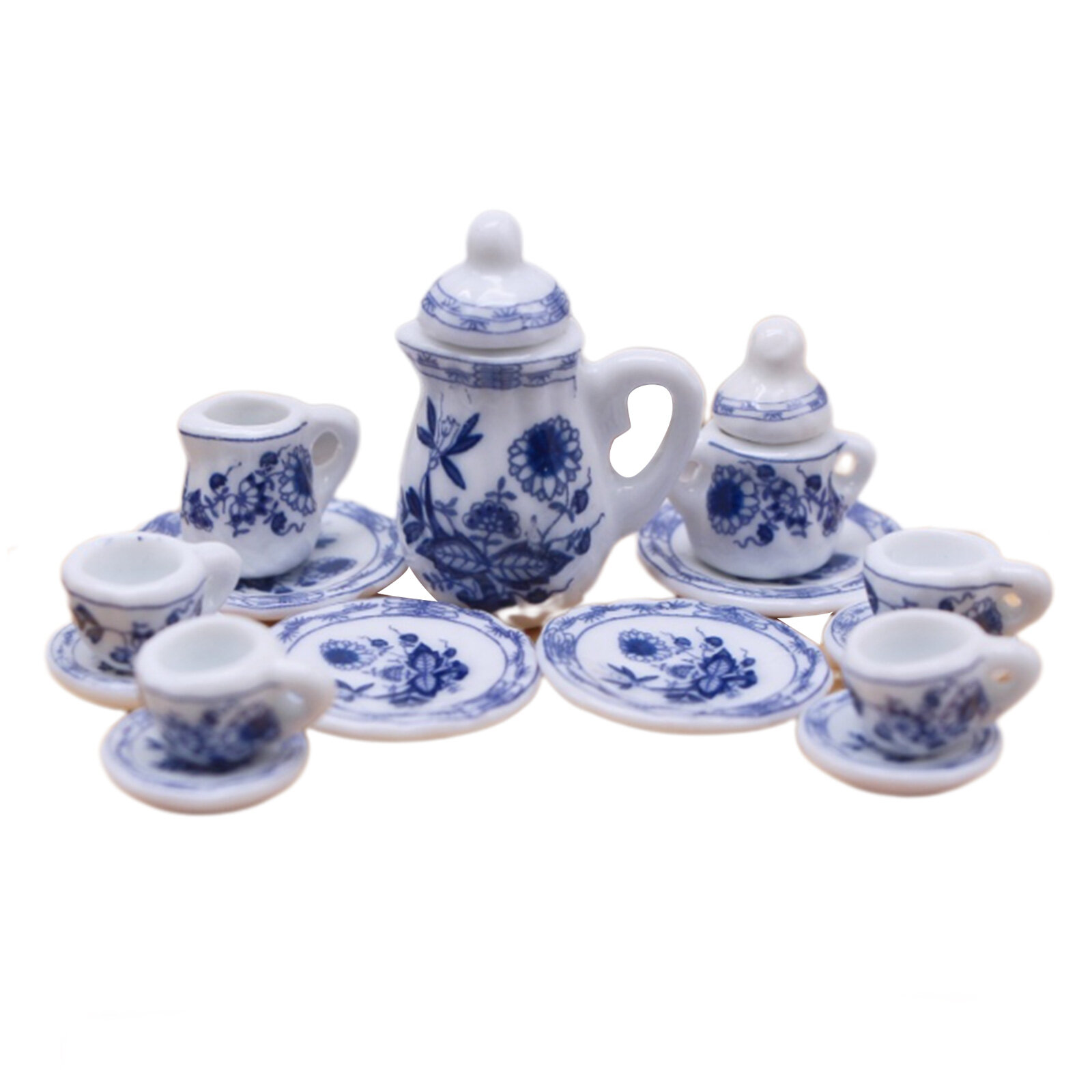 Миниатюрный набор посуды для кукольного домика 1:12