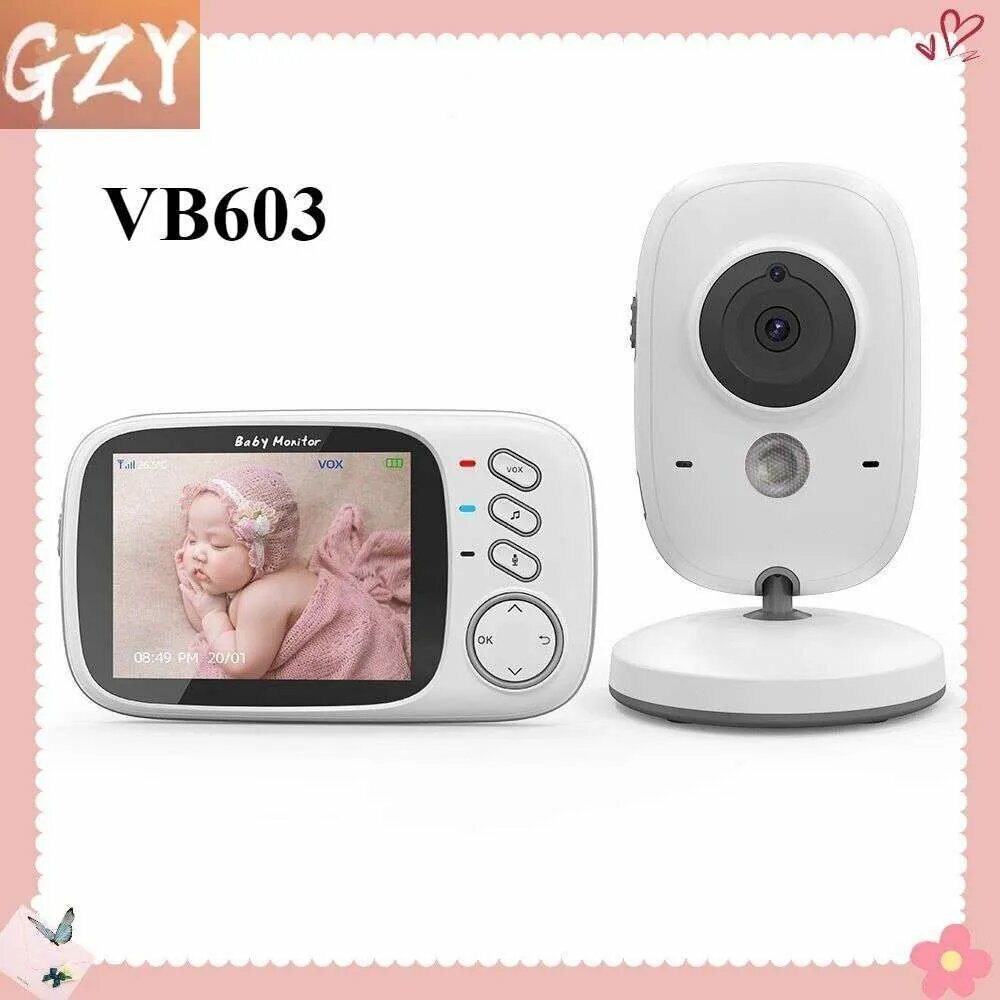Baby Monitor VB801/SM650/VB603/VB605 Беспроводной приток видео с двойным/раскрашенным/цветным экраном/радио песнями и режимом Night Vision