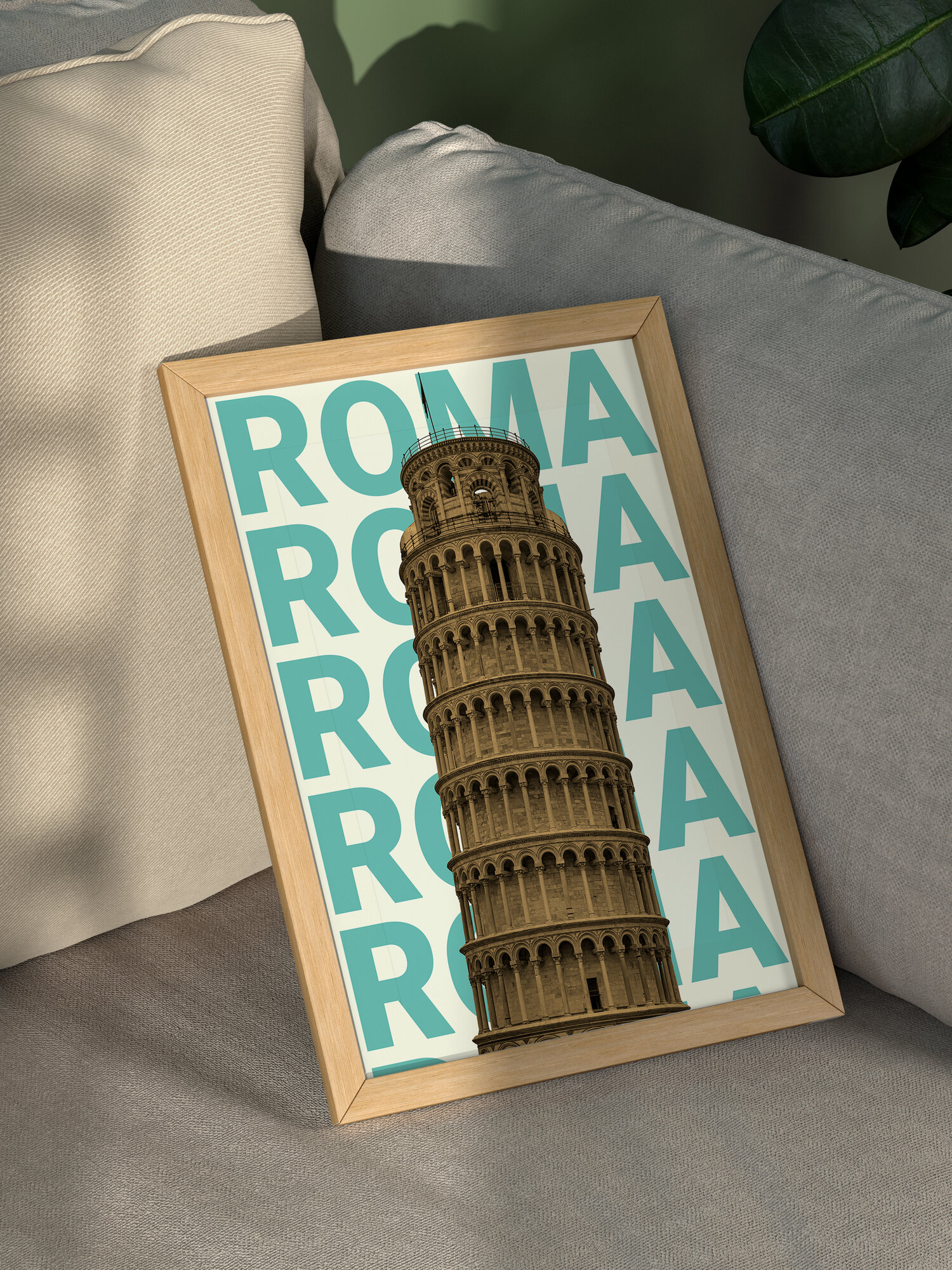 Постер для интерьера "Рим (Roma)" А4, подарок путешественнику