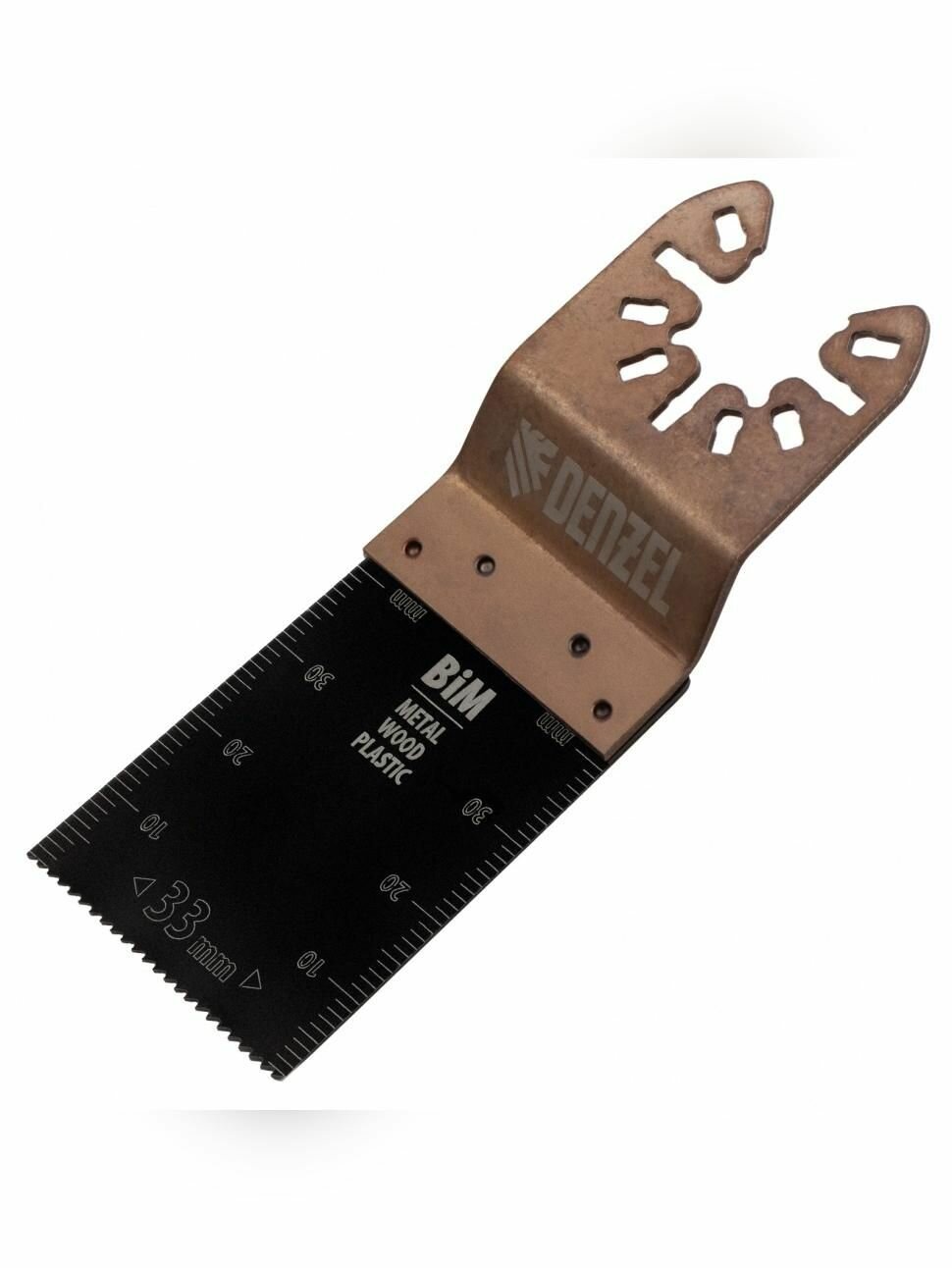Насадка для МФИ режущая пазовая прямая, BiM, по металлу и дереву, 33 x 1.4 мм, мелкий зуб Denzel 782305