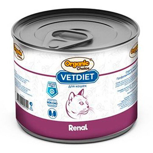 (цена за упаковку) 240г х 12шт влажный корм консервы органик чойс для кошек профилактика болезней почек