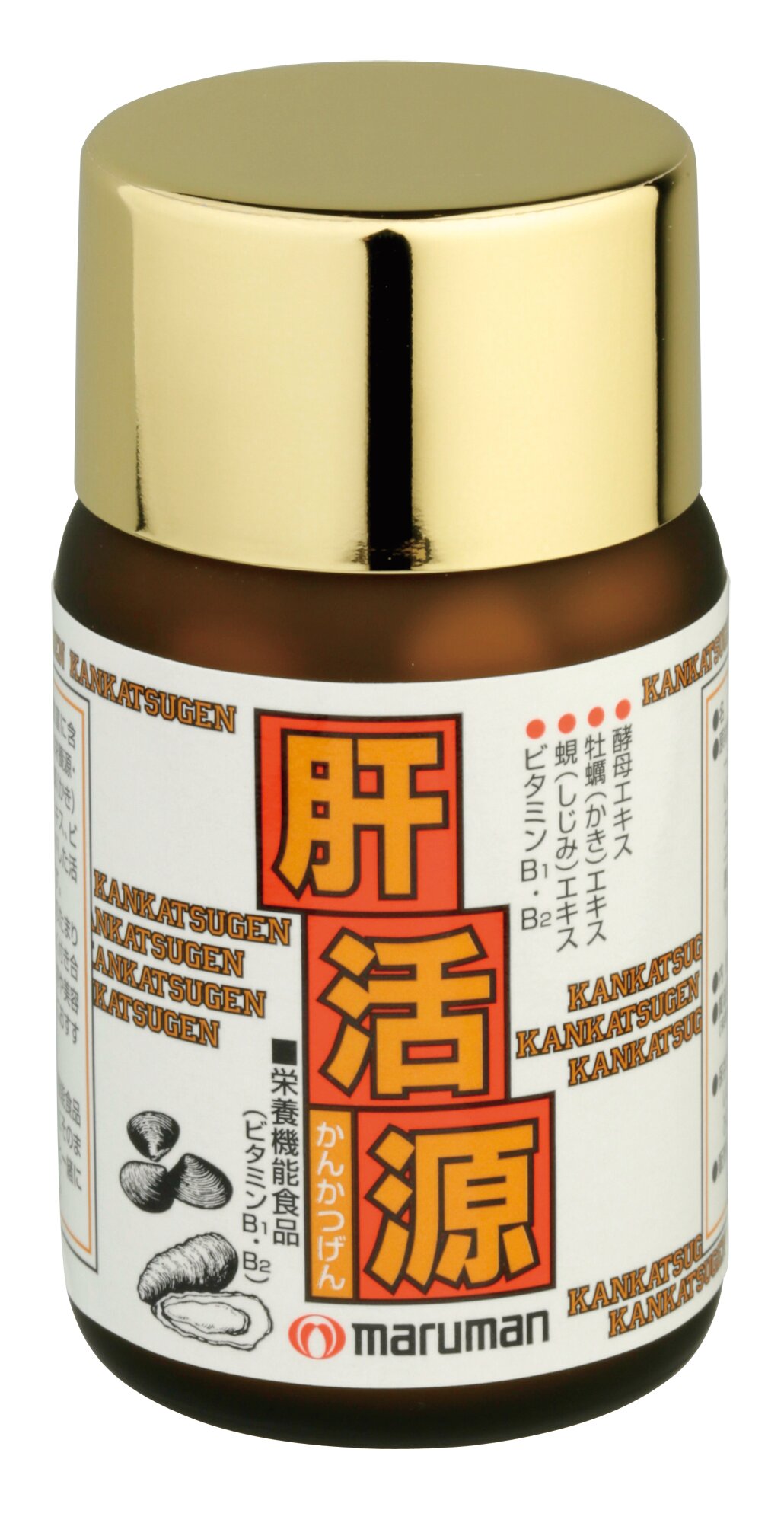 MARUMAN Kankatsugen Экстракт устриц и моллюсков для иммунитета и здоровья печени, на 1 месяц