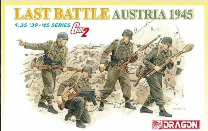 DRAGON 1/35 6278 Последняя битва Австрия 1945 (Gen2) Пластиковые модели солдат