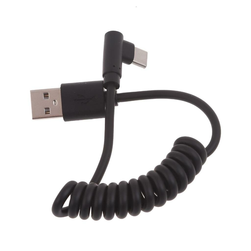 Спиральный переходник USB-C — USB, одиночный локоть