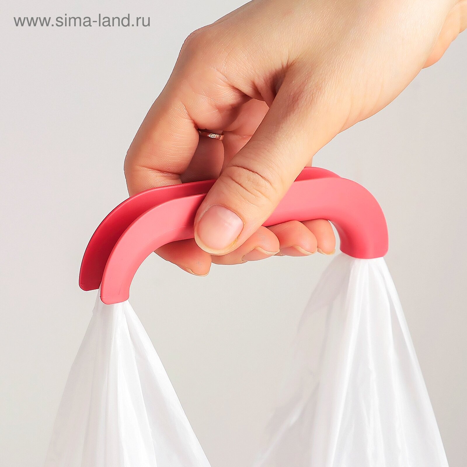 Ручка-держатель для переноски пакетов, тяжелых и острых предметов, цвет в ассортименте