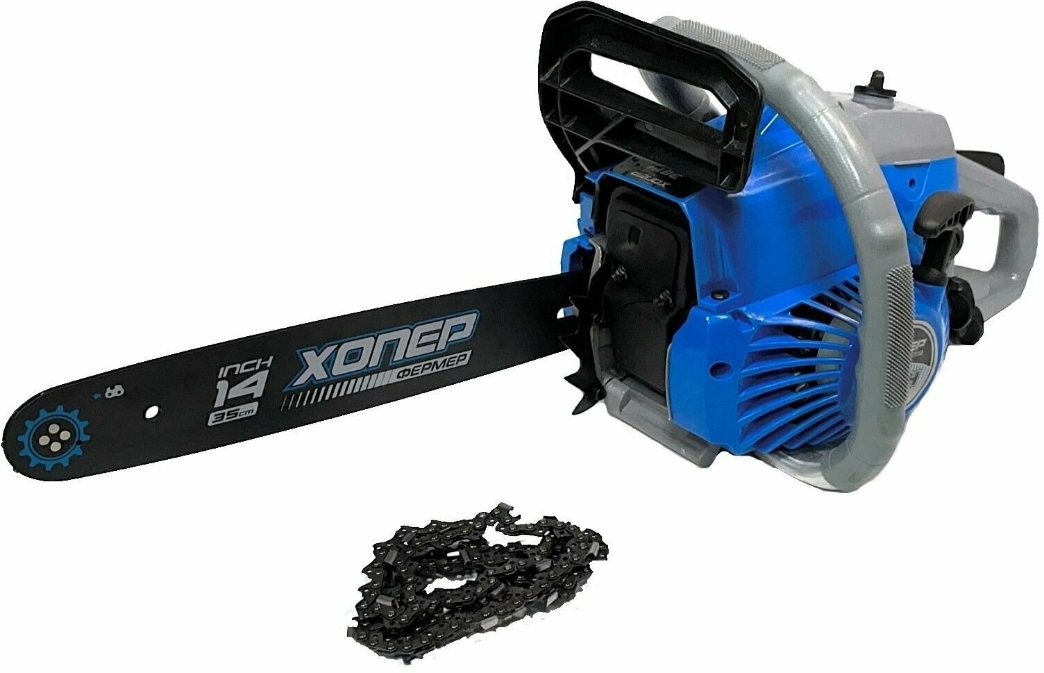 Бензопила Хопер Фермер 3814 1,7кВт./ 2.3л. с шина 14 (35см)