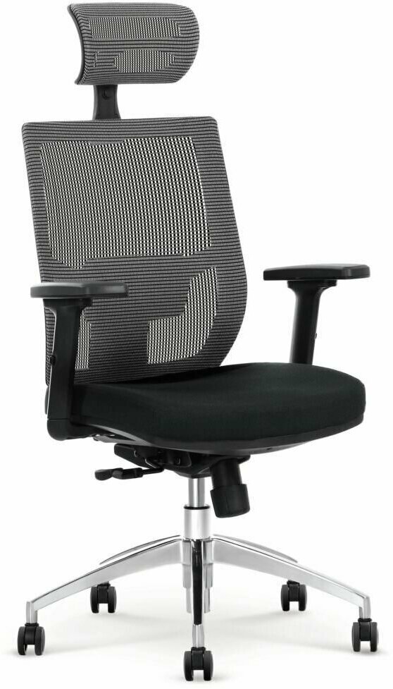 Кресло компьютерное Halmar ADMIRAL черный/серый