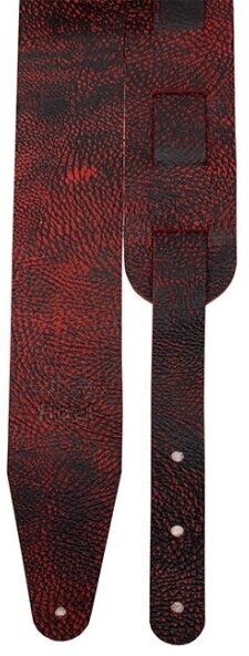 Ремень для гитары, кожаный Fidel FL50001L Leather, цвет лава