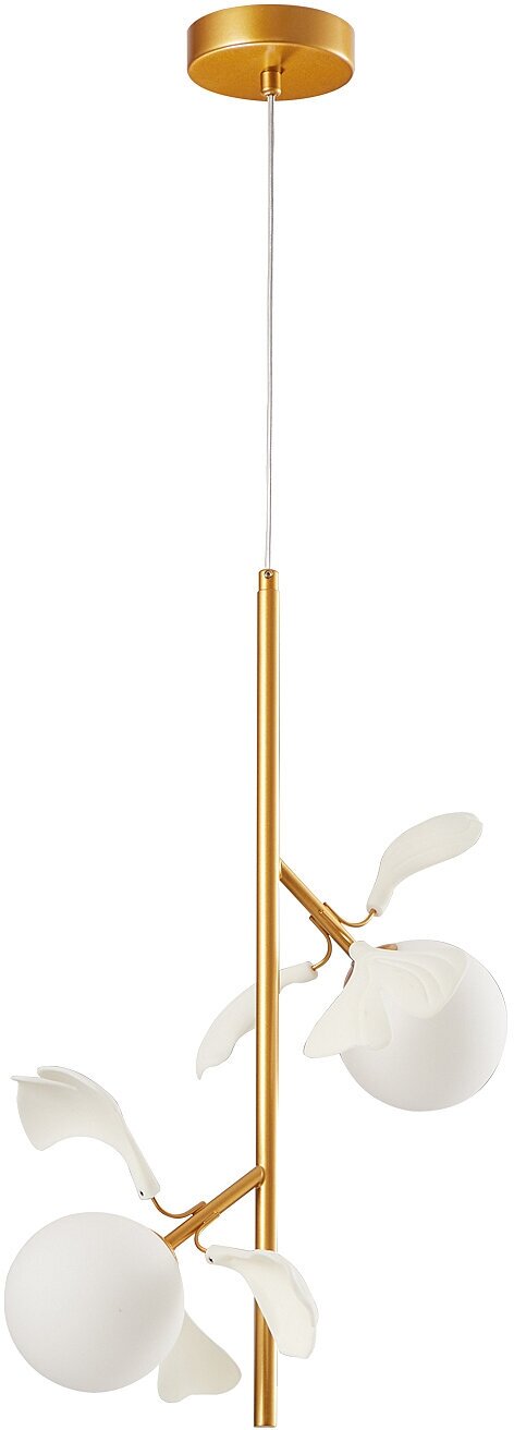 Светильник подвесной KINK Light Аста 07867-2A,33, G9, 20Вт, кол-во ламп:2шт, Золото