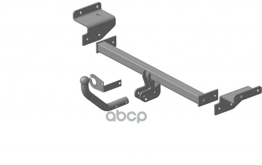 Фаркоп Hyundai Creta 2016-2021, 2021-2022, Solaris HC 2024- крепление шара на двух болтах трейлер арт. 7260