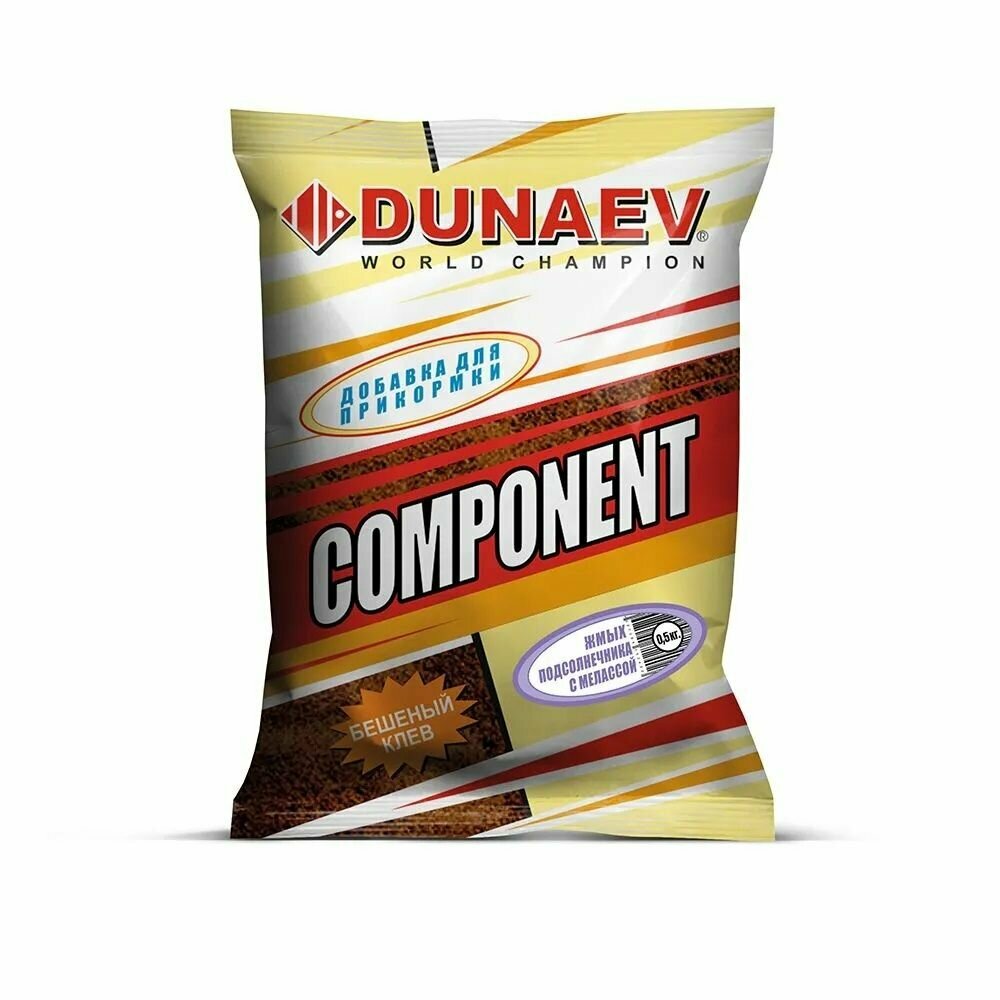 Прикормка натуральная Дунаев "DUNAEV компонент" 500гр / жмых Меласса