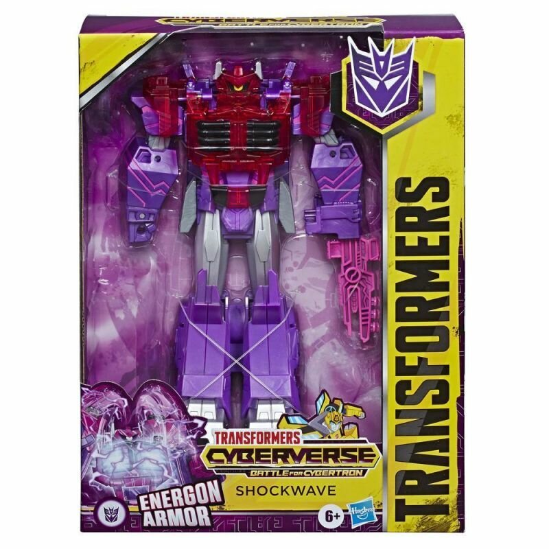 Hasbro Transformers - Фигурка Трансформер Кибервселенная 30см - Шоквейв