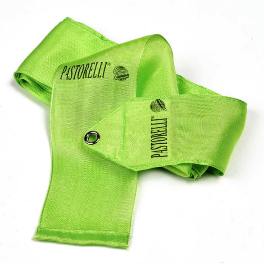 Лента гимнастическая 5 м PASTORELLI Зеленая 01483