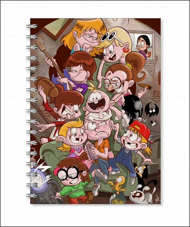 Тетрадь The Loud House, Мой шумный дом №1, А6