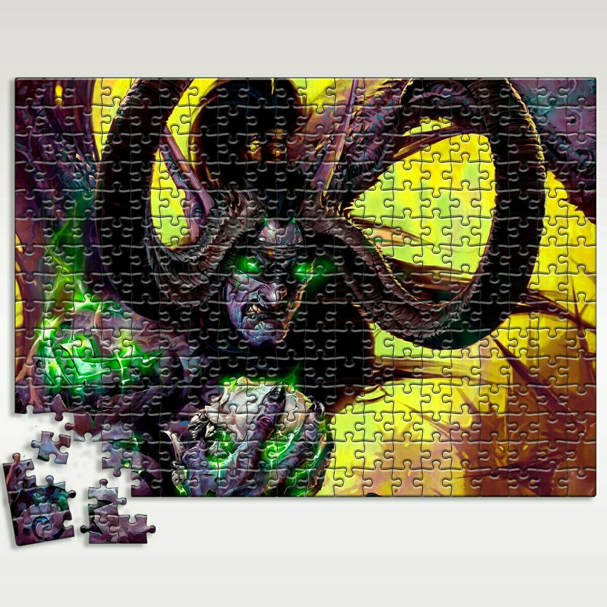 Пазл картонный А3: модель Игра WOW World of Warcraft - 6015