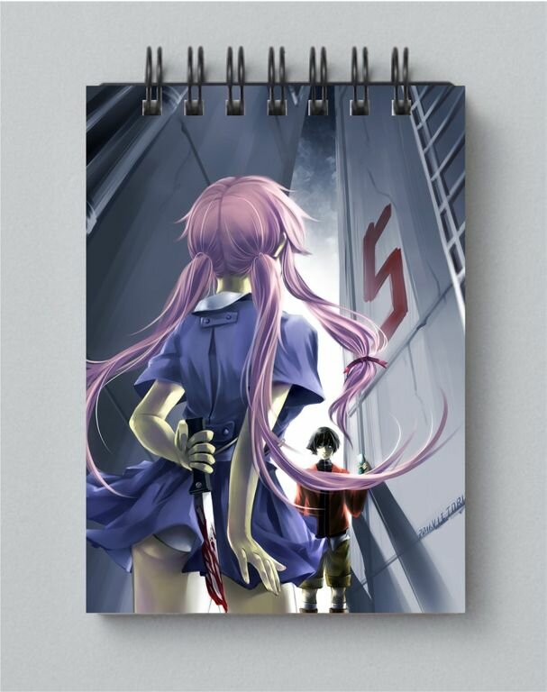 Блокнот The Future Diary, Дневник будущего №6, Размер А6, 10 на 15 см