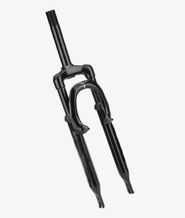 Вилка амортизационная TRIX 27.5"х1-1/8", безрезьбовой шток 260мм, ход 80мм, Disk и V-br тормоз, матовая черная