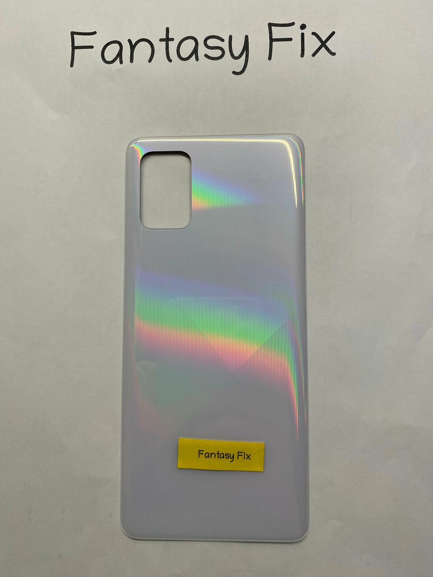 Задняя крышка для Samsung A715F (A71) белая (перламутровая с переливом)