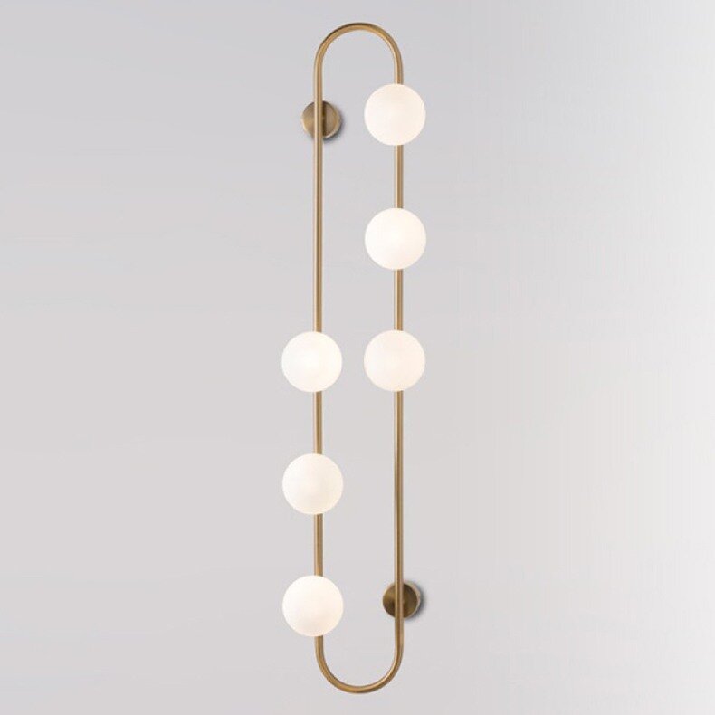 Настенное бра HOOP WALL H115 Gold