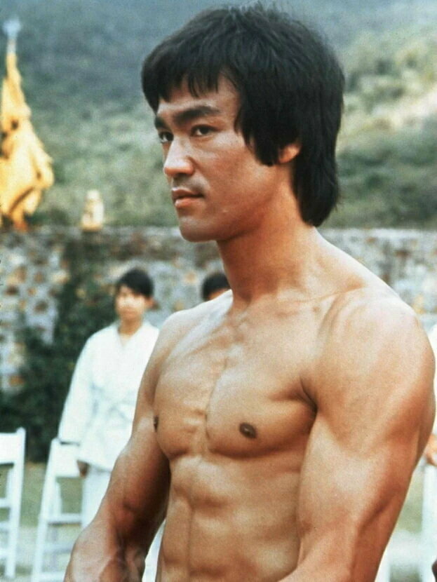 Плакат, постер Брюс Ли. Bruce Lee на холсте, размер 30х42см