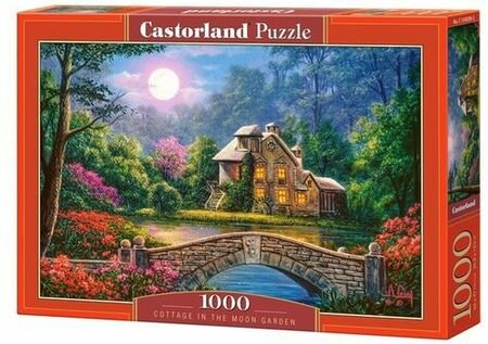 Пазлы 1000 деталей. Коттедж в лунном саду C-104208, (Castor Drukarnia i Wydawnictwo) ()