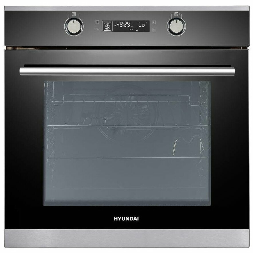 Духовой шкаф Hyundai HEO 6648 IX, электрический, с грилем, конвекция