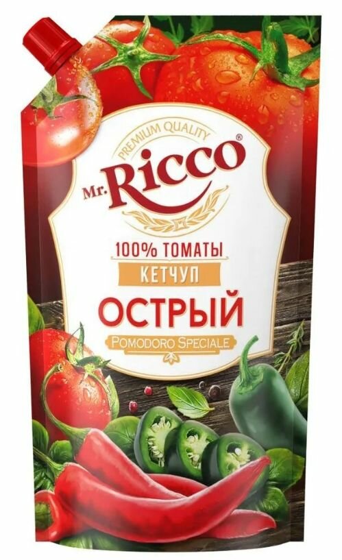 Mr.Ricco Кетчуп Острый, 300 г