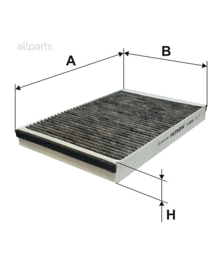 FILTRON K 1014A Фильтр салона OPEL ASTRA G (BEHR) угольный