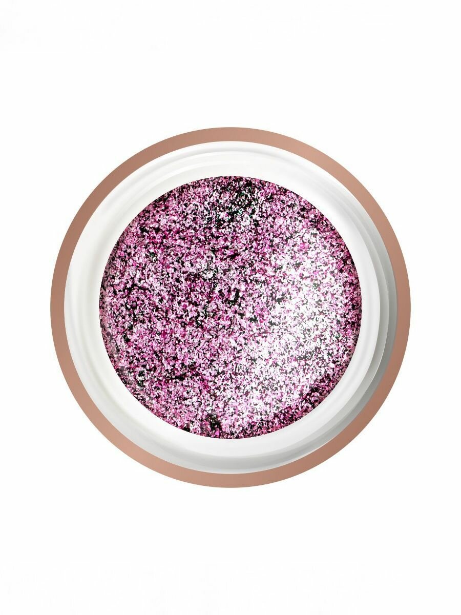 Nail Club Гель-краска с металлическими хлопьями CDS-9 Rhodonite, 1 шт.