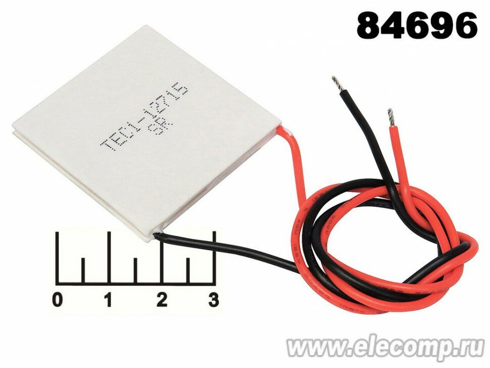 Элемент Пельтье TEC1-12715 40*40*4 15.2V 15A 137W