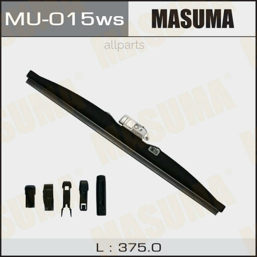 MASUMA MU015WS щетка зимняя! 375mm под крючок\ Оптимум
