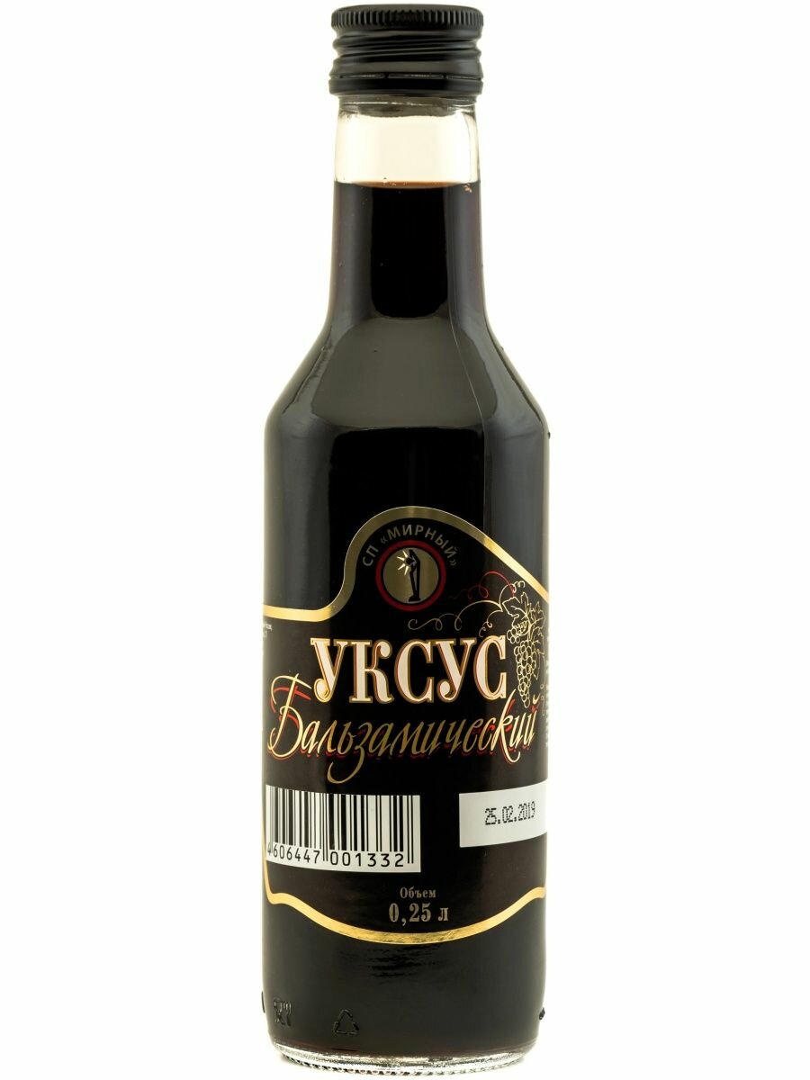 Бальзамический уксус для салатов "Мирный" 6%, 250 мл