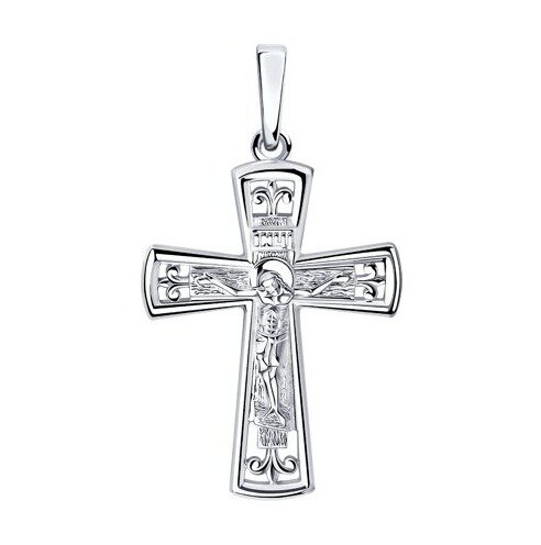 Крестик, серебро, 925 проба