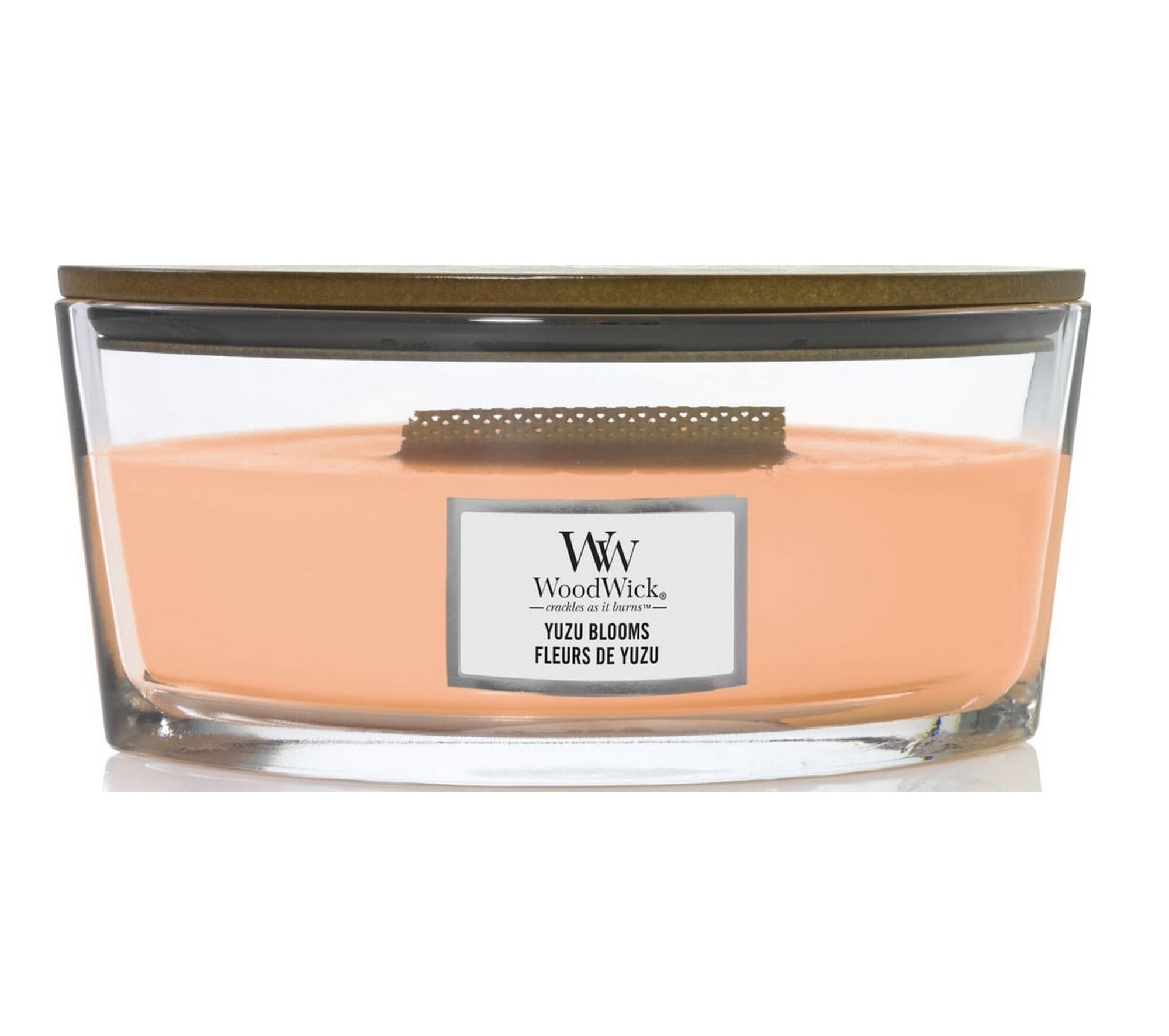 Woodwick/ Свеча эллипс Цветы Юзу 453.6гр.