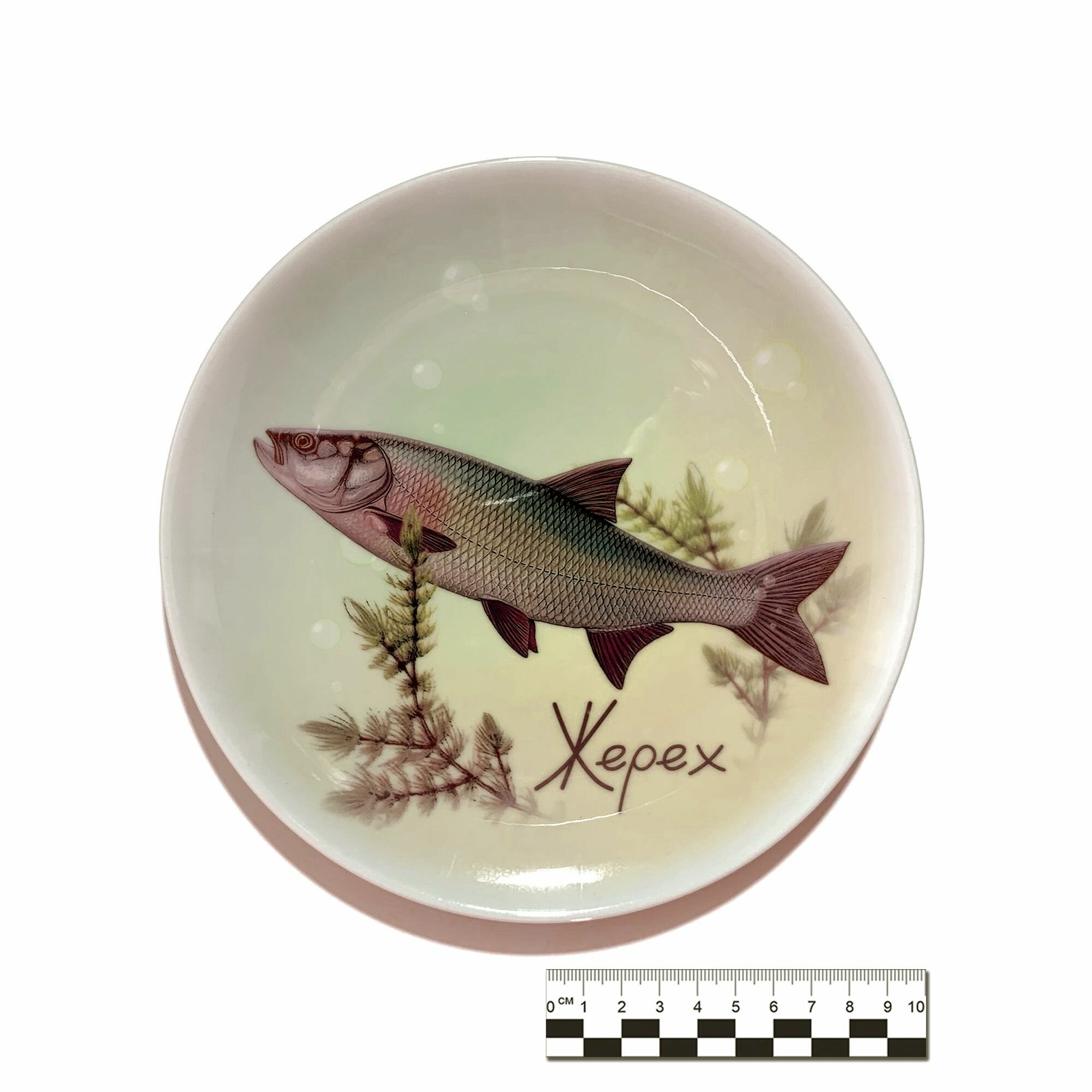 Декоративная тарелка с изображением жереха исп.3т