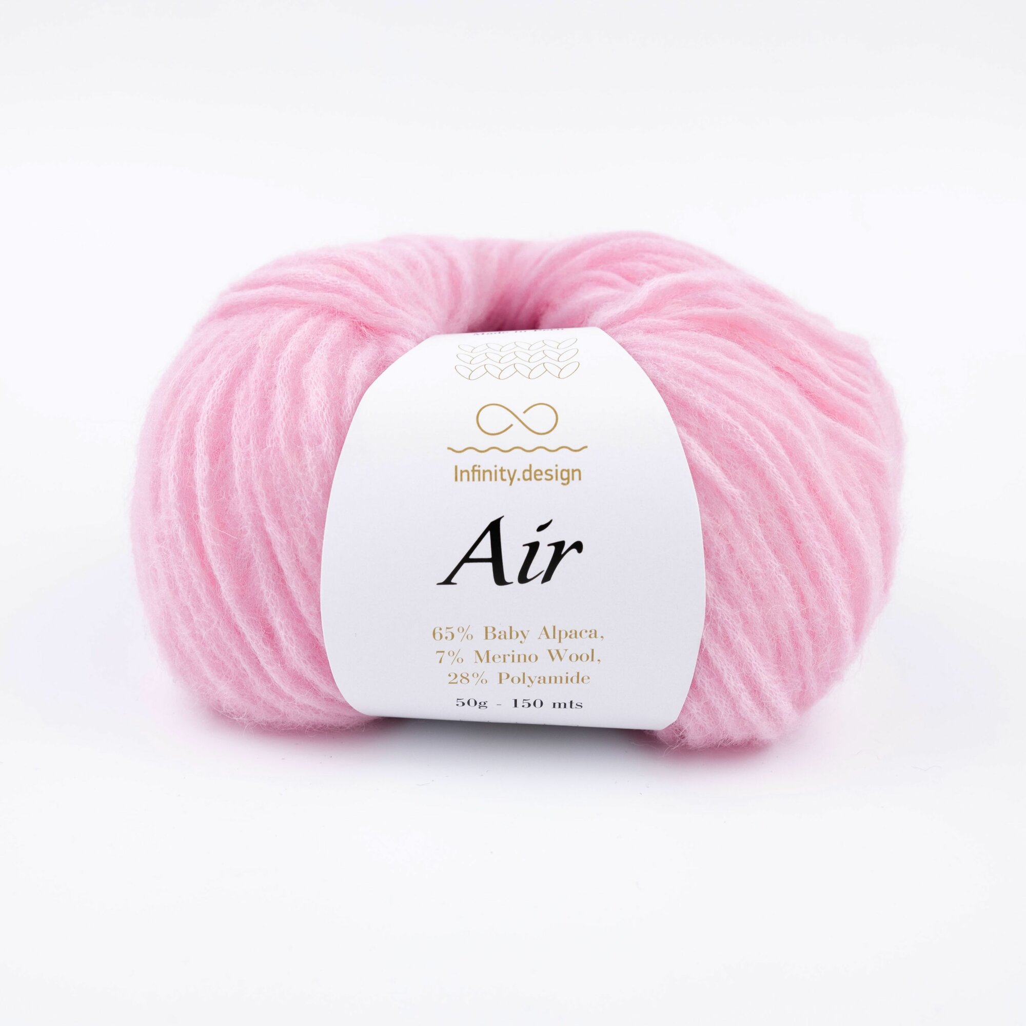 Пряжа INFINITY Air 3911 (2 мотка), 65% бэби альпака, 7% мериносовая шерсть, 28% полиамид, 50г, 150м