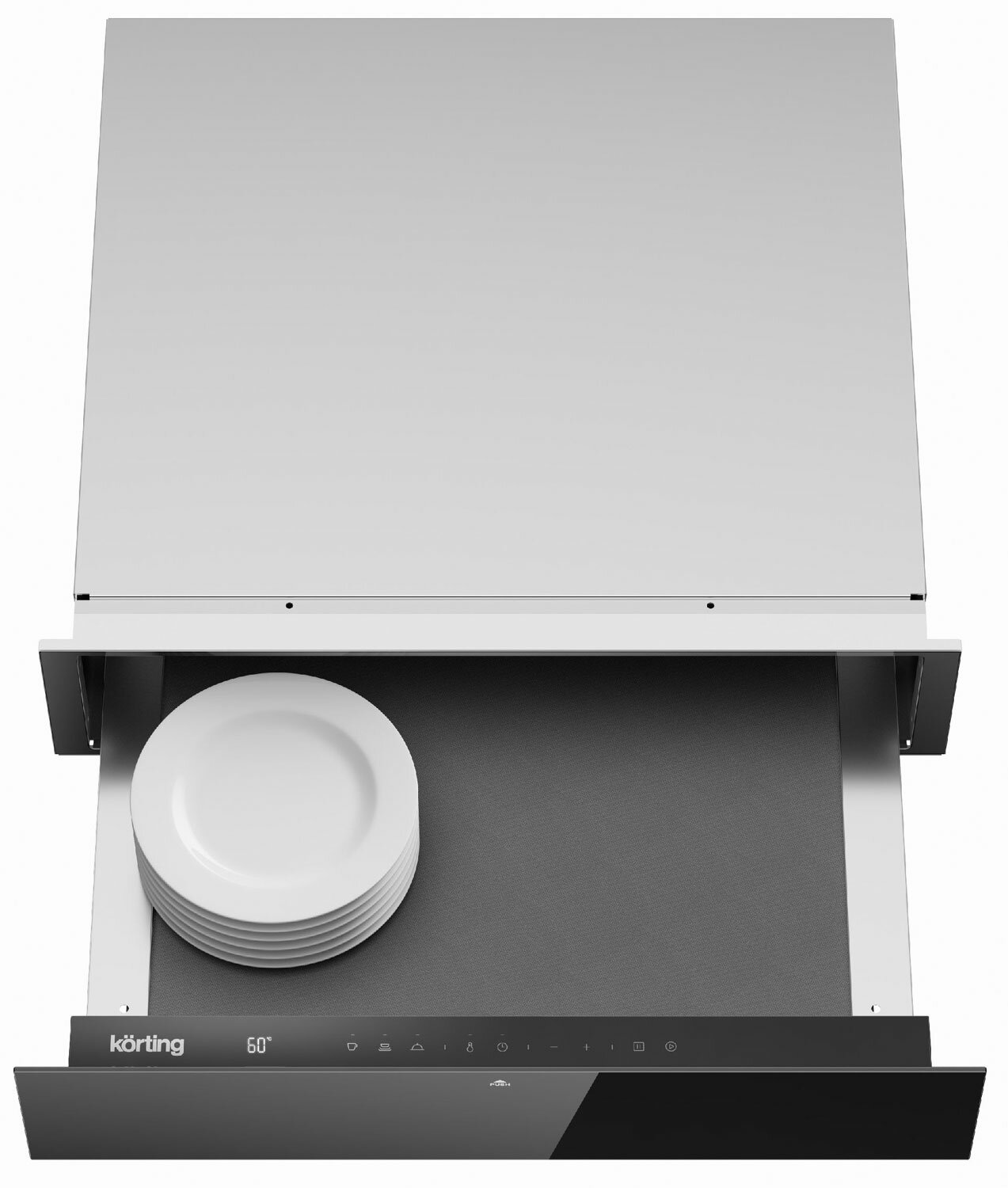 Встраиваемый шкаф для подогревания посуды Korting KW 601 GN