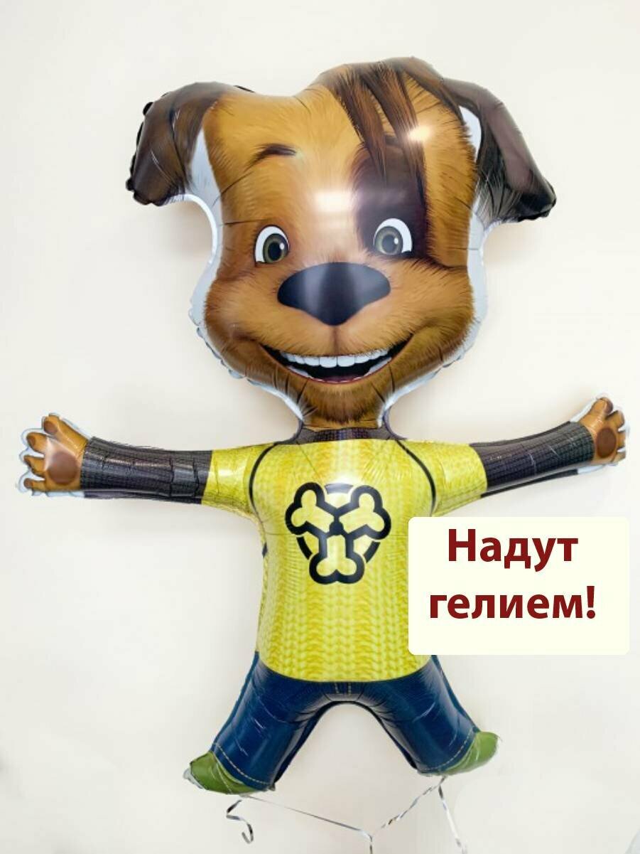 Воздушный шар с гелием фольгированная фигура Дружок Барбоскины 1шт