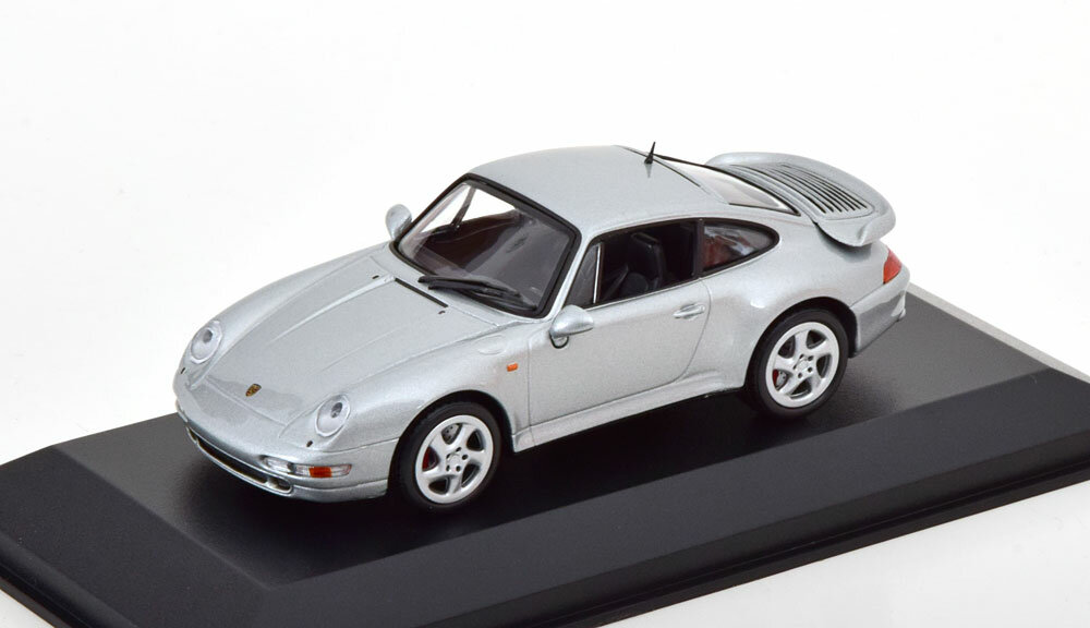 Модель коллекционная MAXICHAMPS Porsche 911 (993) turbo 1995 silver