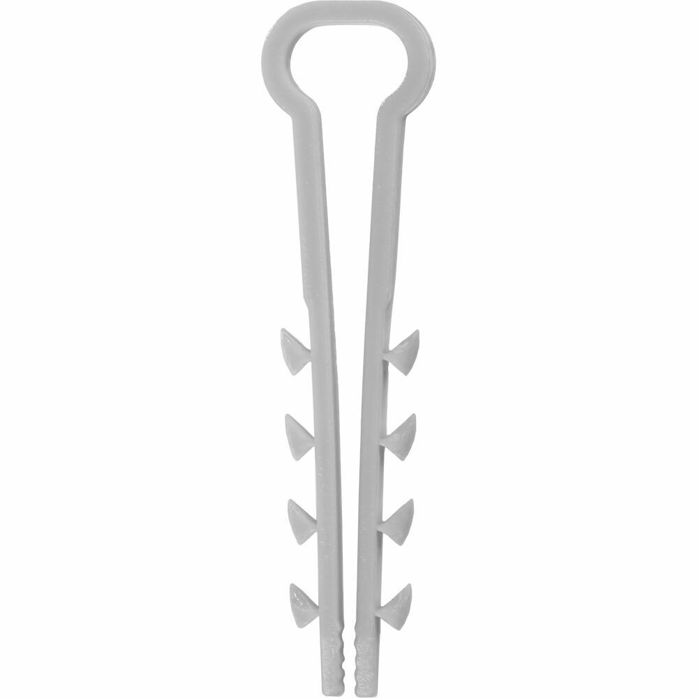 Дюбель-хомут для плоского кабеля нейлоновый 10 мм 100 шт. ЗУБР ДХ-П 30912-10