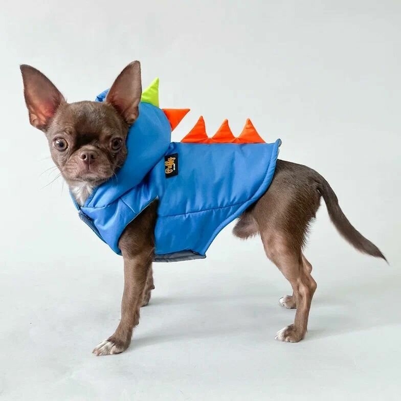 Жилет куртка для собак мелких пород на шёлке