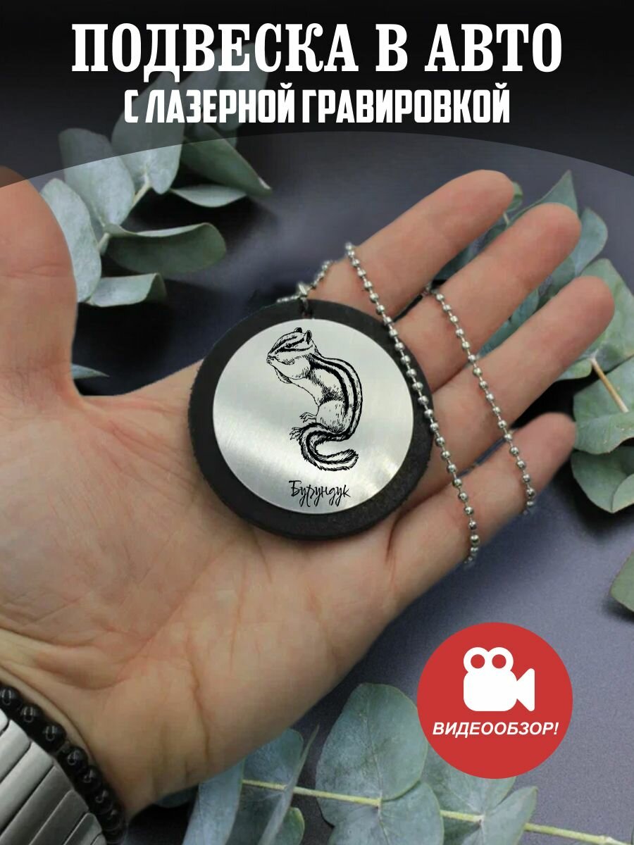 Подвеска в машину, на зеркало авто Бурундук