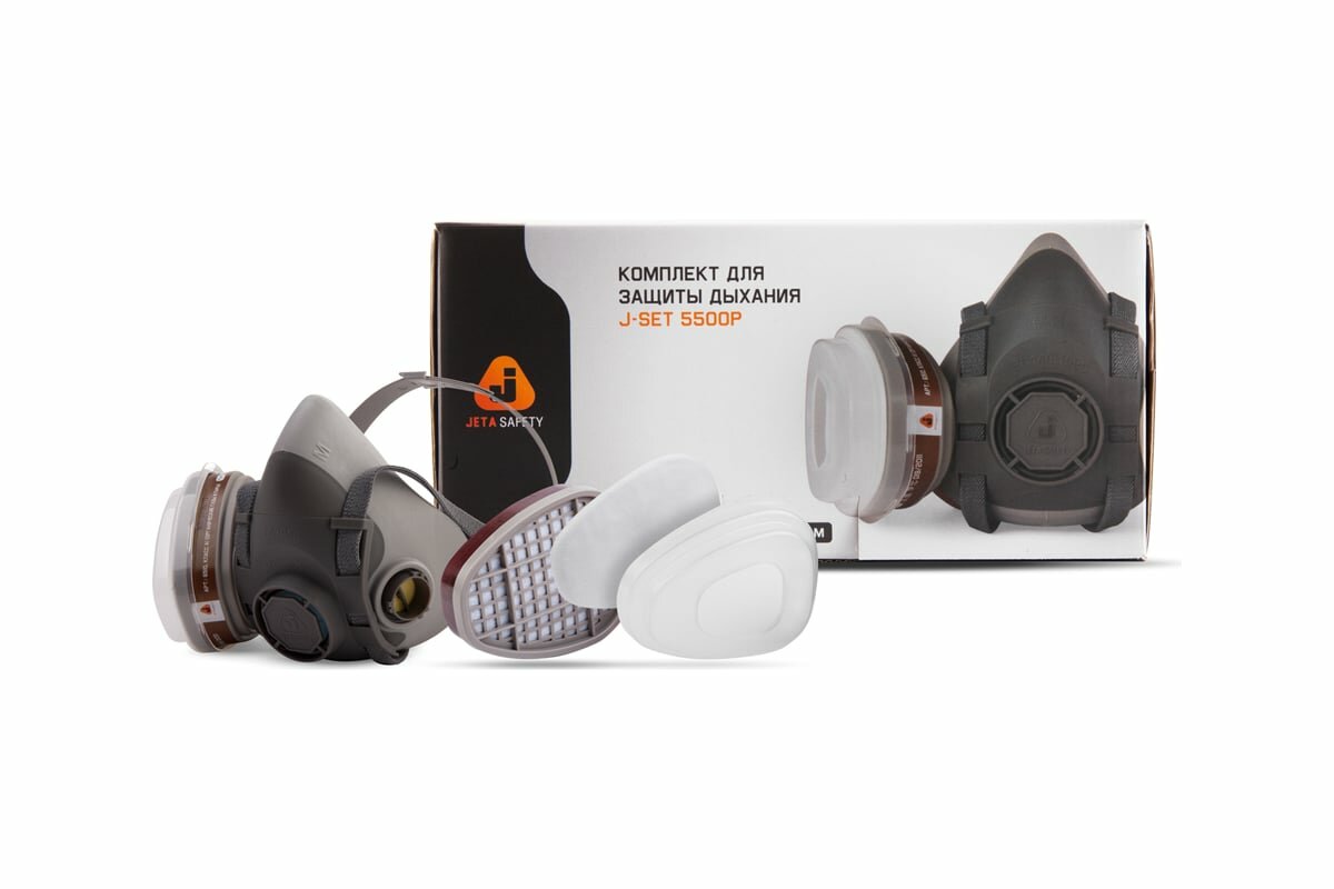 Jeta Safety J-SET размер M комплект защиты дыхания 5500ПК-М с фильтрующим элементом