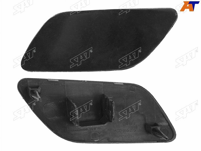 Крышка омывателя фары ZEKKERT, для Audi A6, Allroad Quattro, 2011-2015, чёрная, левая