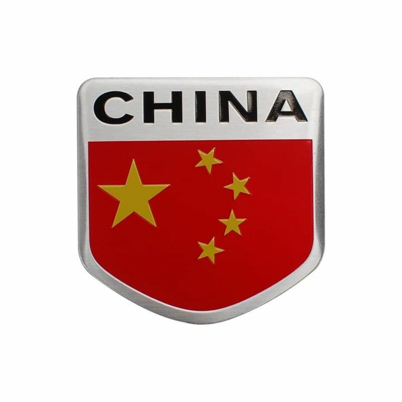 Табличка флаг-герб Китай