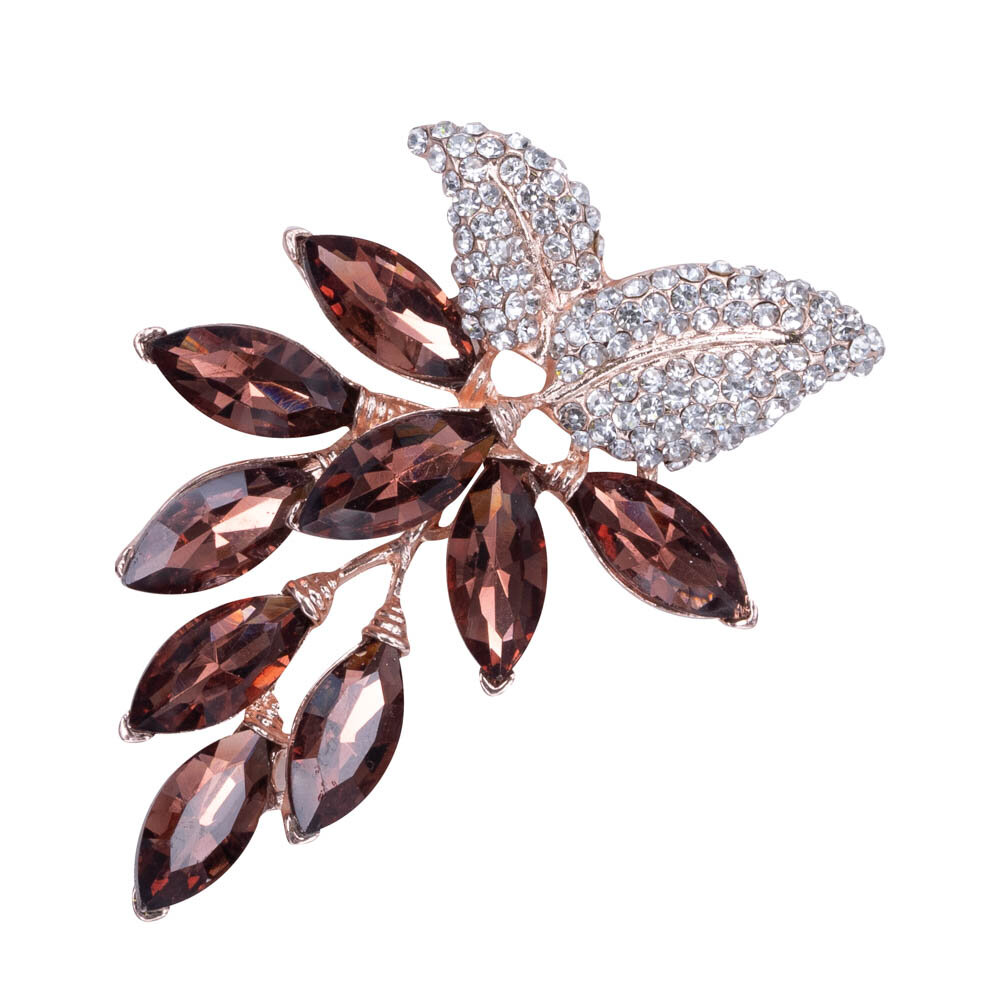 Брошь, стразы