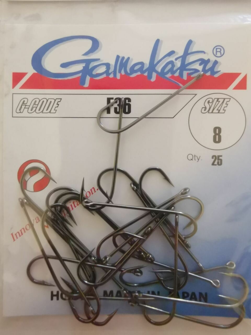 Крючок Gamakatsu F36 №8 (25шт)
