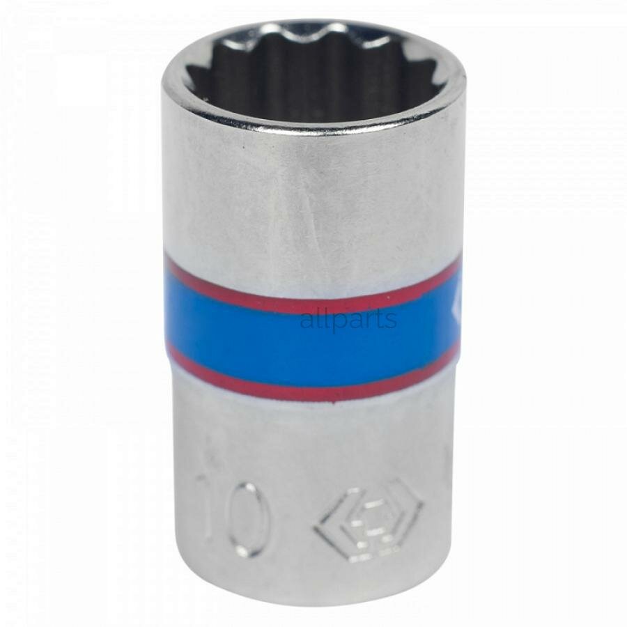 KING TONY 233010M Головка торцевая стандартная двенадцатигранная 1/4, 10 мм KING TONY 233010M
