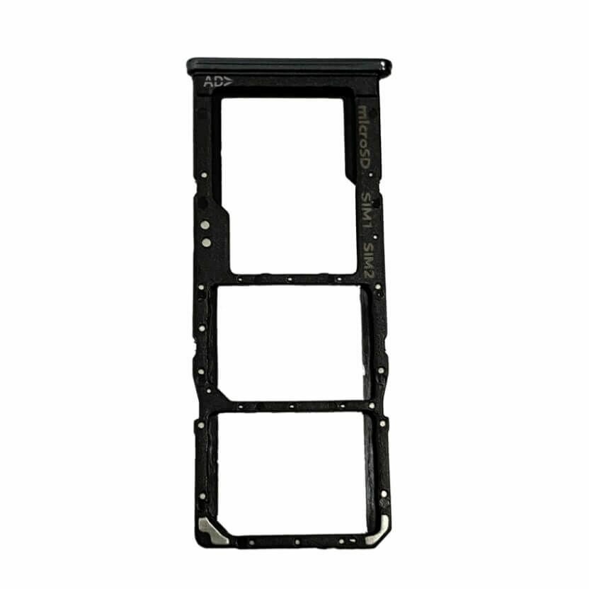 SIM-лоток (сим держатель) для Samsung Galaxy A20s, A30s, A40s, A50s (A207F, A307F, A407F, A507F) Черный